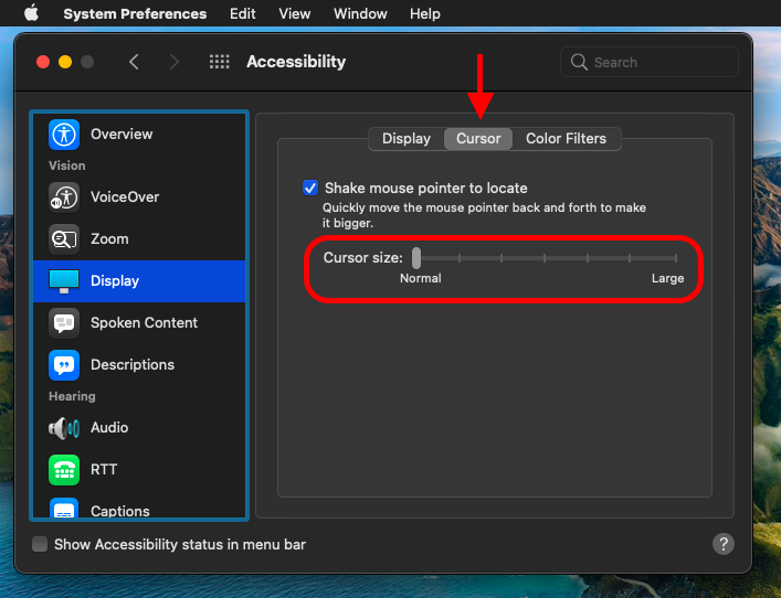 Candoo How to Increase the size of the mouse pointer arrow/cursor on an ...