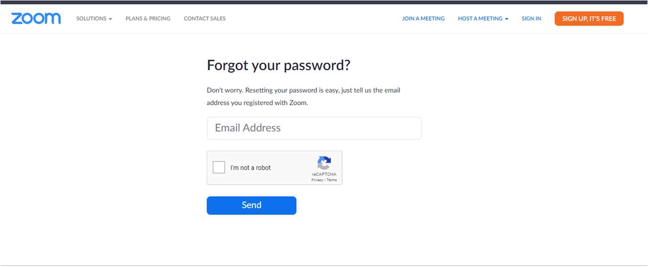 Candoo How to Reset Zoom Password, from a computer – CandooTech
